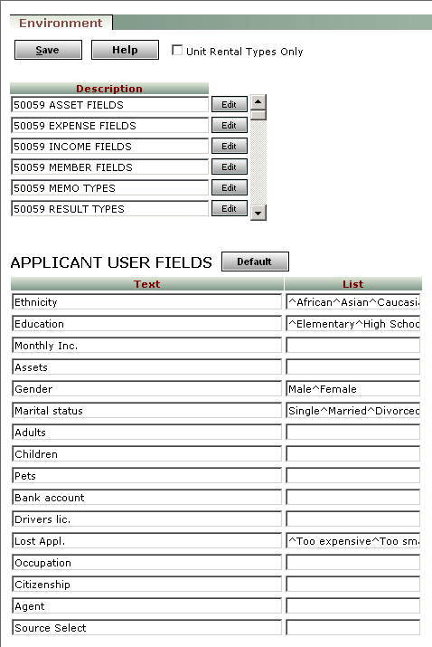 Adding And Editing Field Labels And Selection Lists